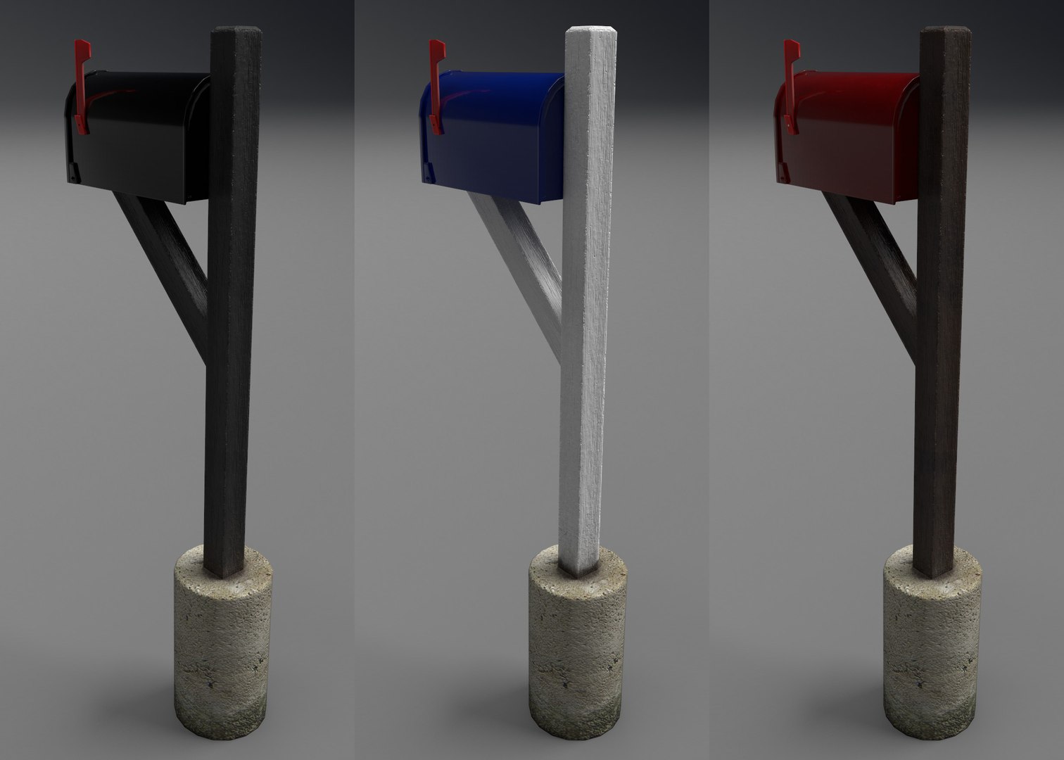 3D mailboxes box - TurboSquid 1634469