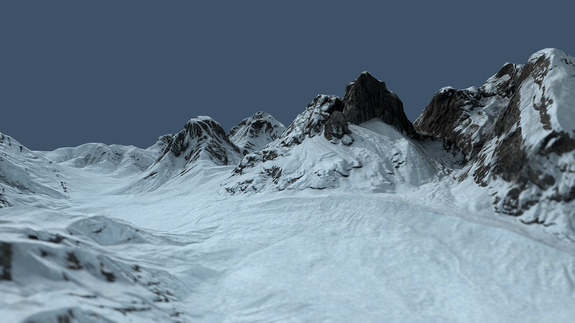 Land Ice Snow Model - TurboSquid 1406209