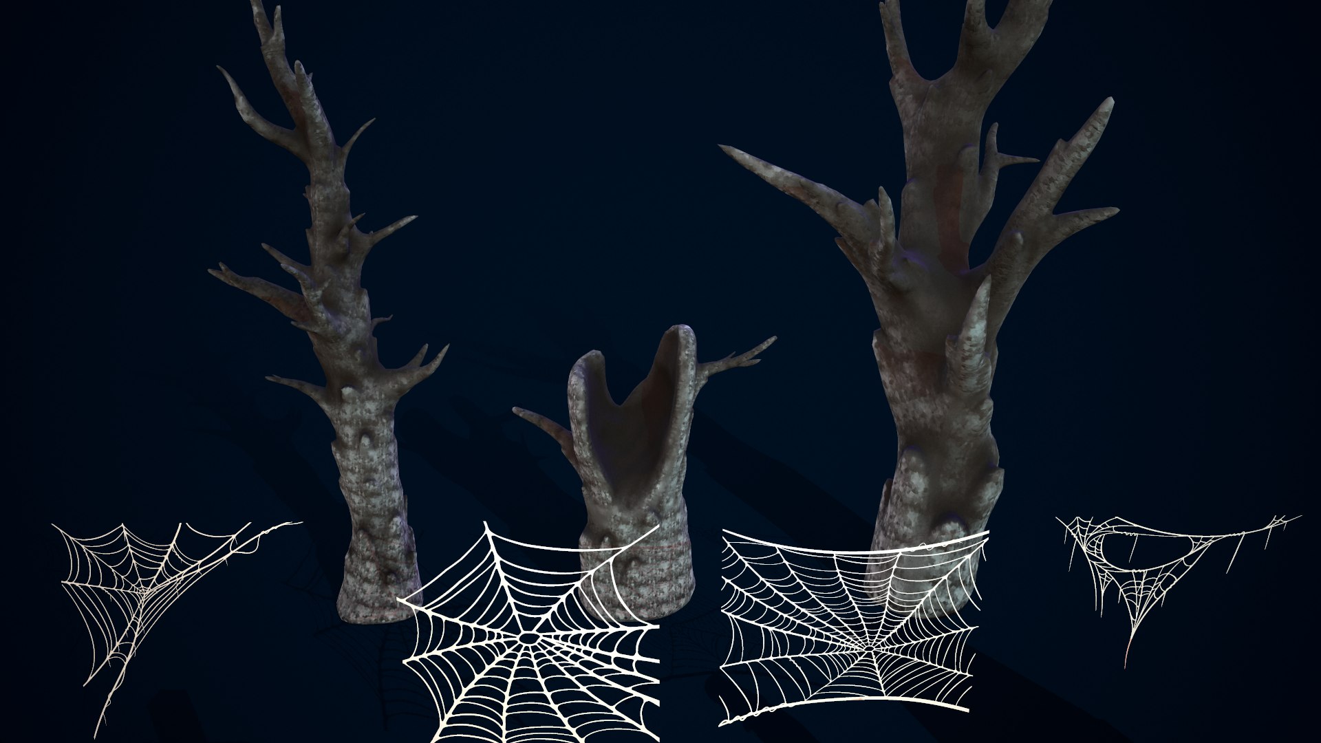 3D Spooky Pack V3 - Game-Ready 3D Halloween Assets - TurboSquid 2144939