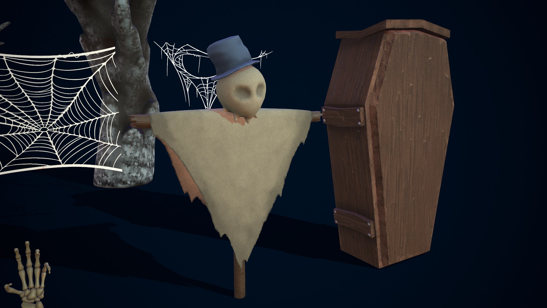 3D Spooky Pack V3 - Game-Ready 3D Halloween Assets - TurboSquid 2144939