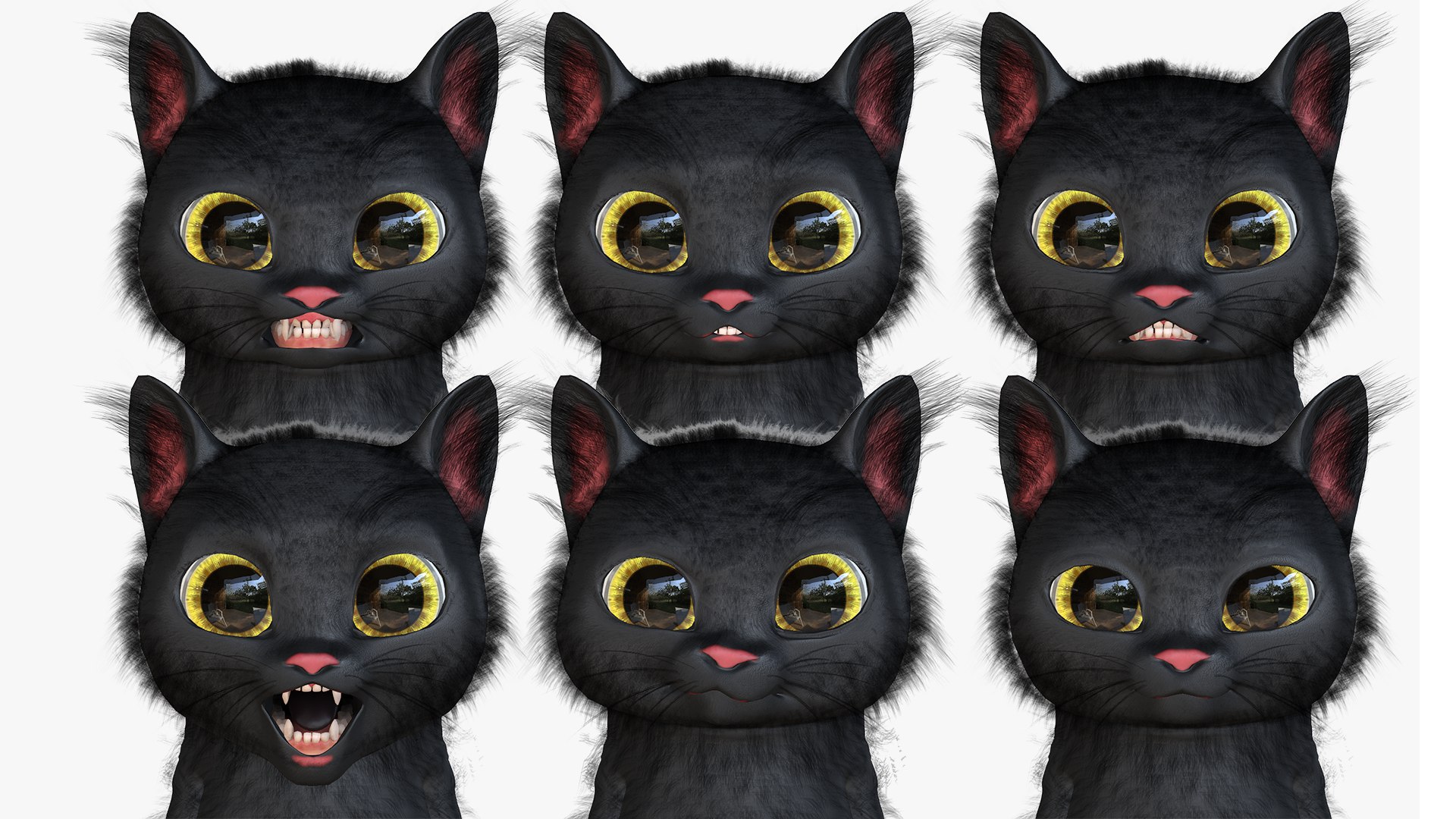 3D Humanoid Rigged Cat Character With Blendshapes - TurboSquid 1733233