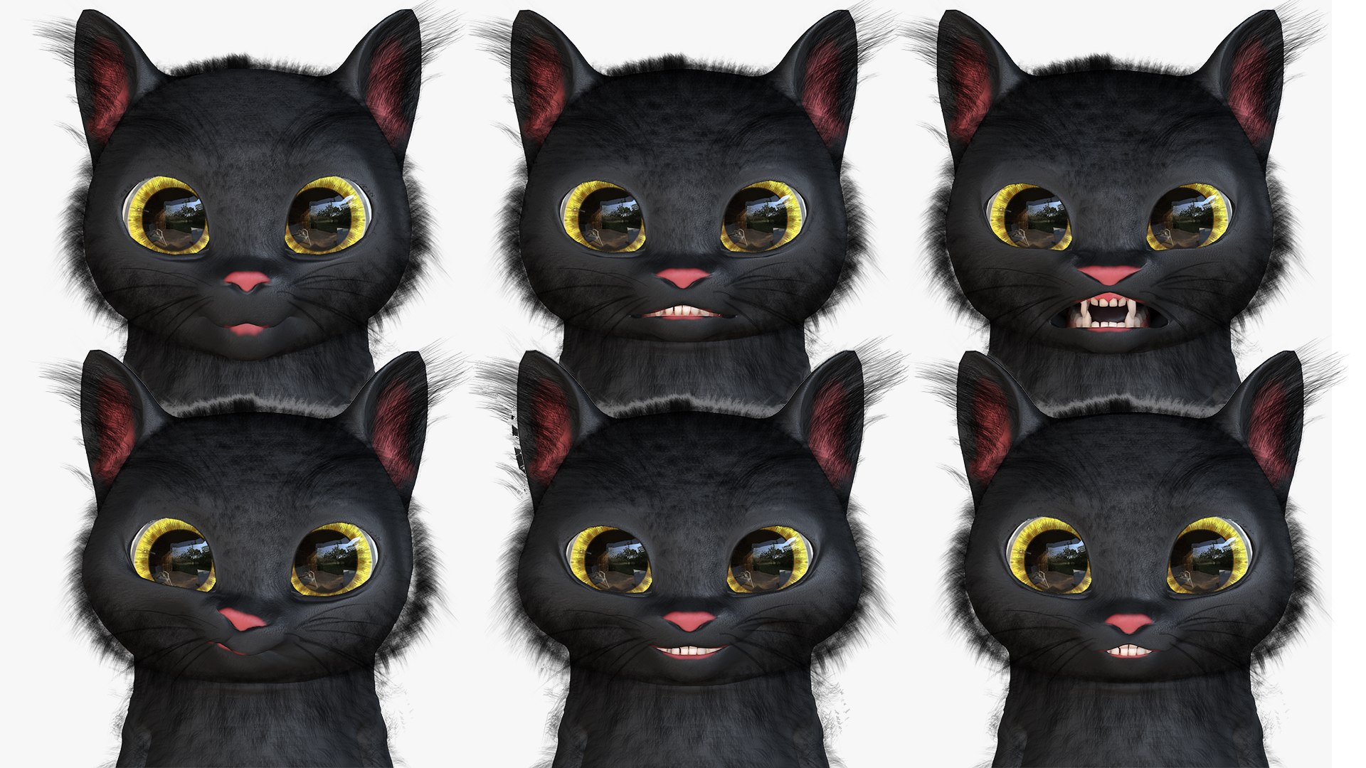 3D Humanoid Rigged Cat Character With Blendshapes - TurboSquid 1733233