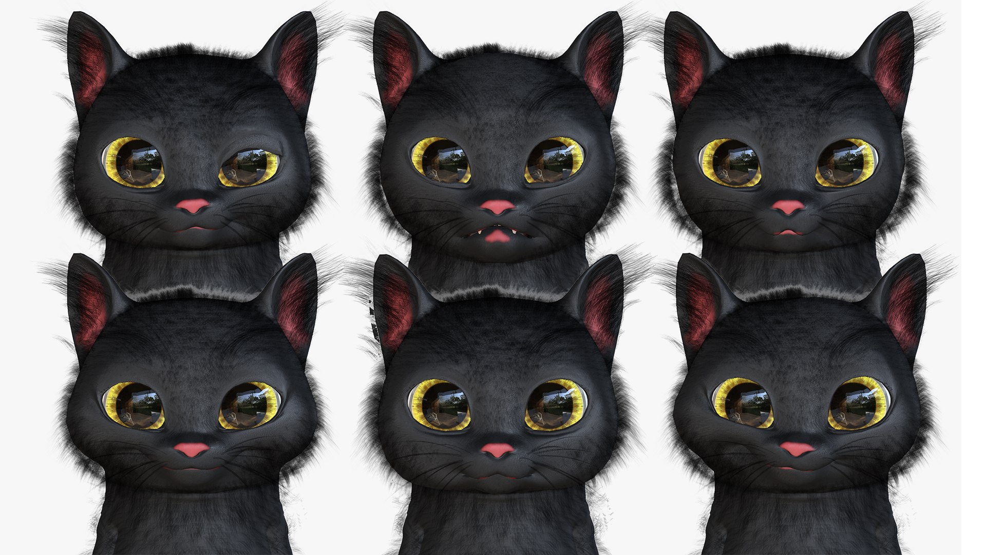 3D Humanoid Rigged Cat Character With Blendshapes - TurboSquid 1733233
