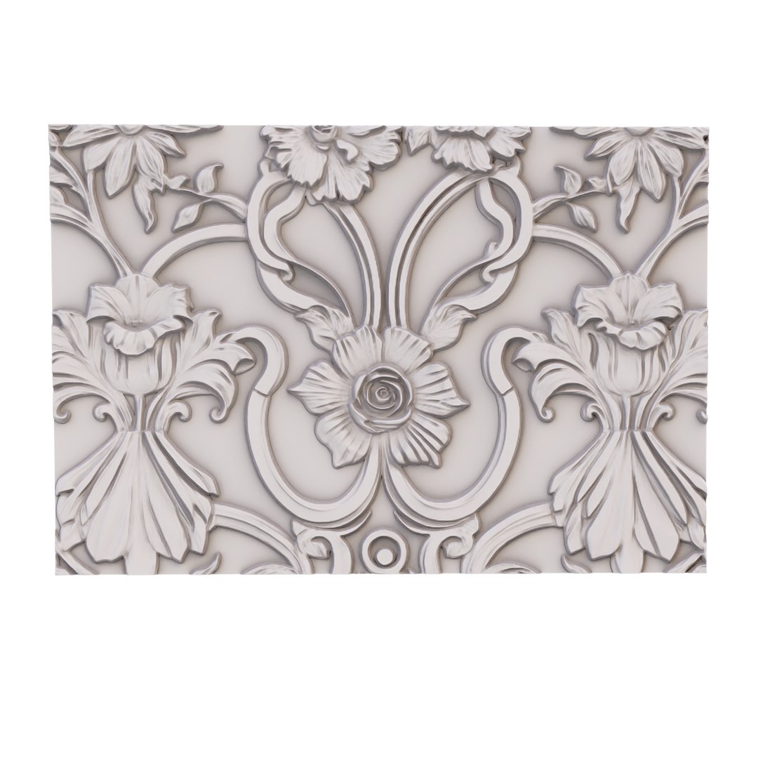 3D Decor Set Wall Panel Wall Relief Mural CNC 36 - TurboSquid 2269599