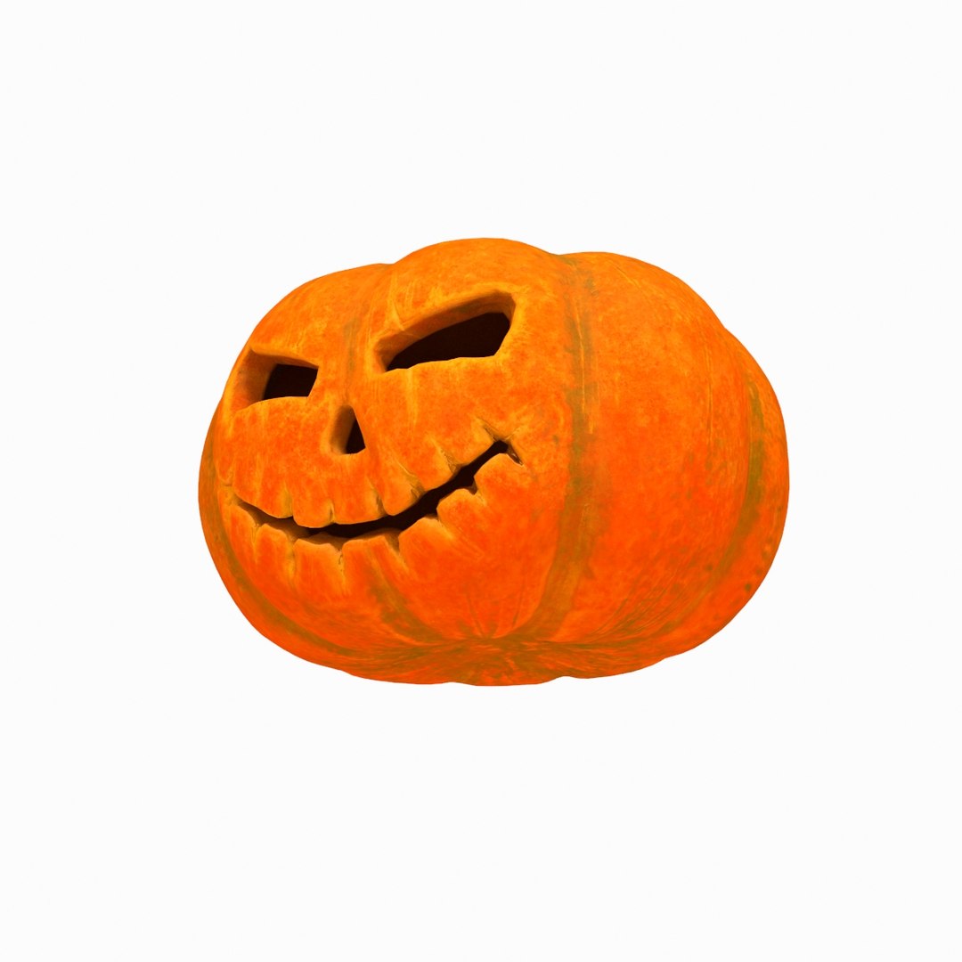 3D Halloween Pumpkin O Model - TurboSquid 1205393