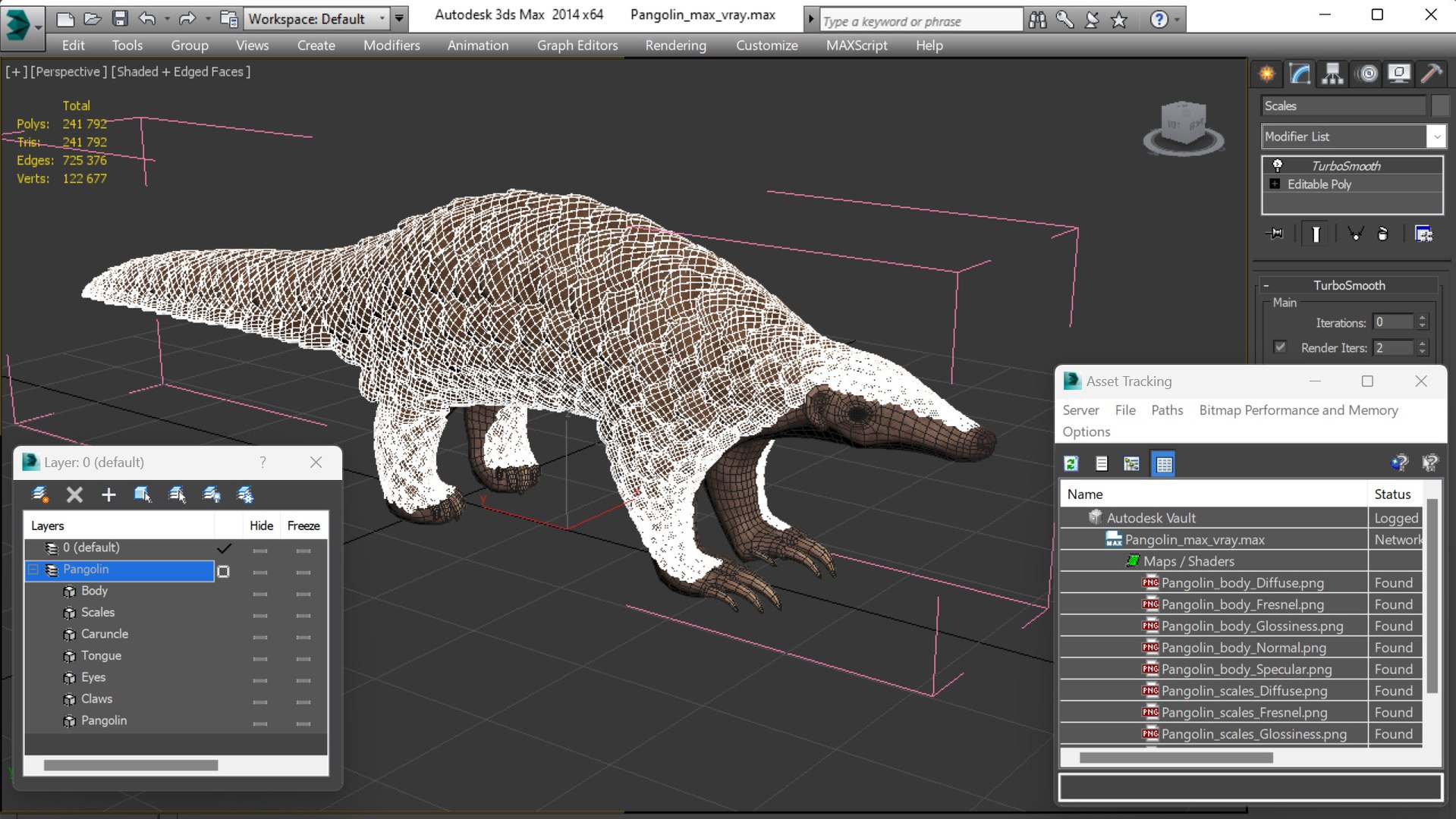Pangolin 3D Model - TurboSquid 2218498