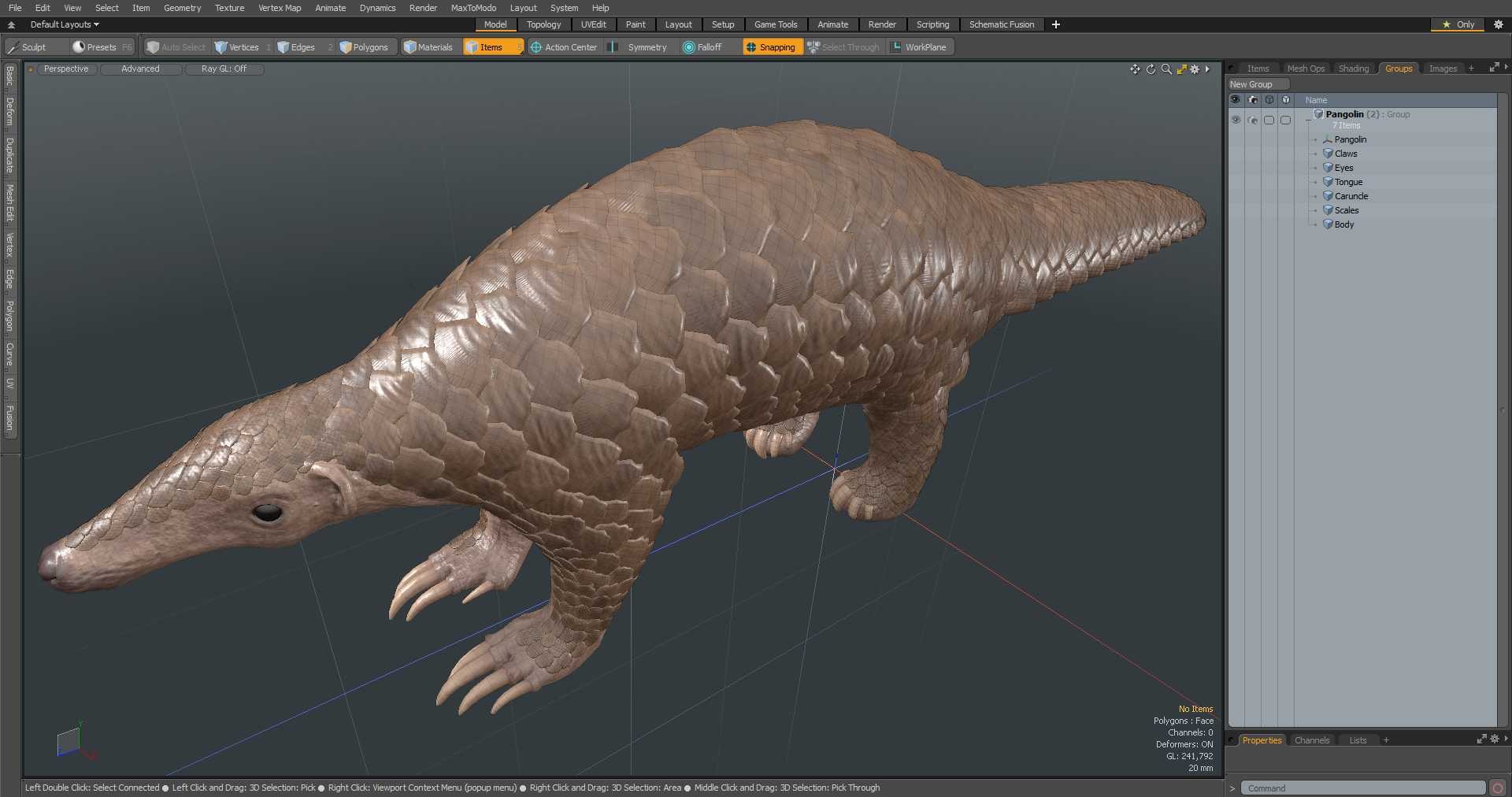Pangolin 3D Model - TurboSquid 2218498