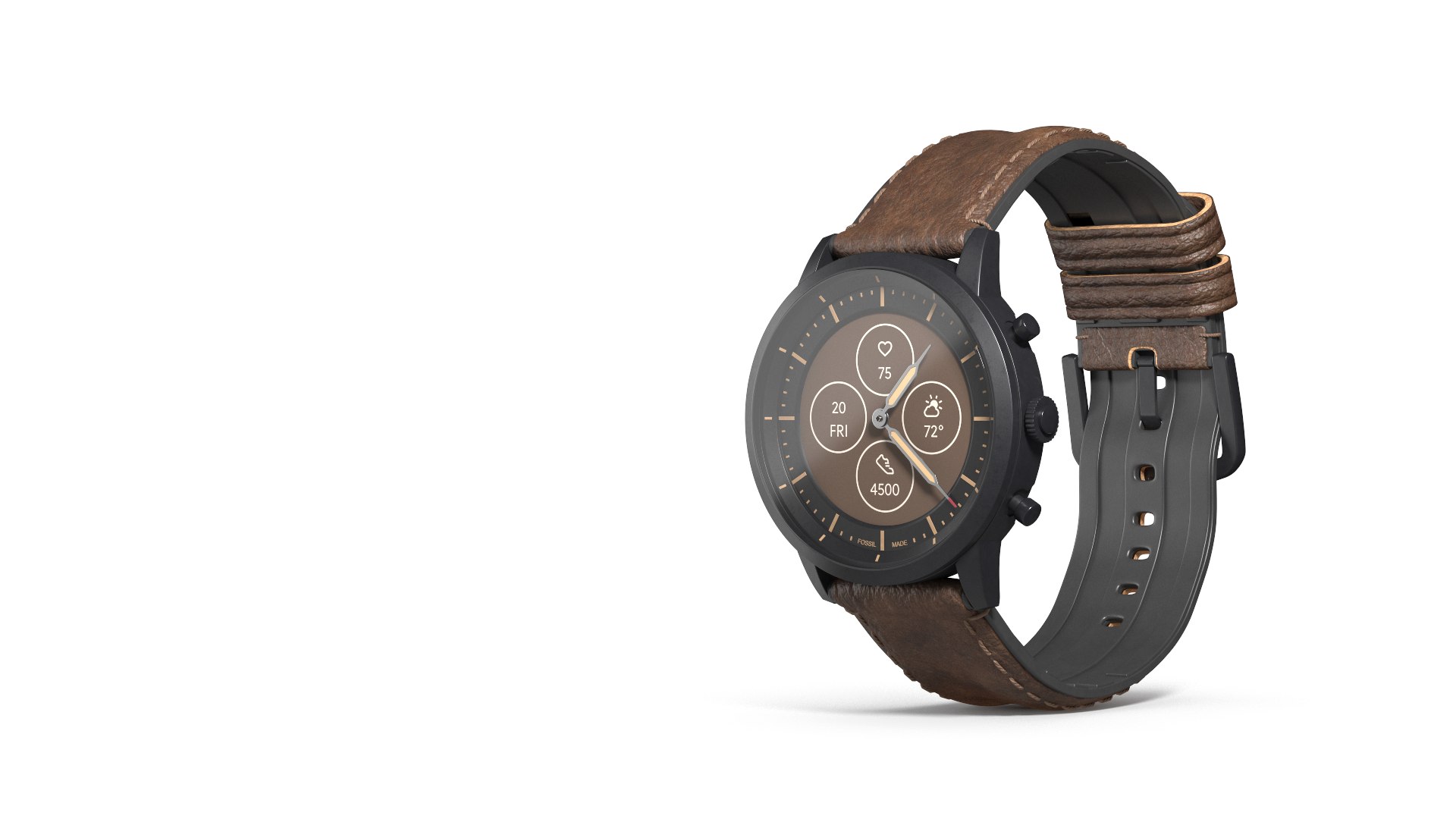 3D Fossil Hybrid Hr Smartwatch - TurboSquid 1618759