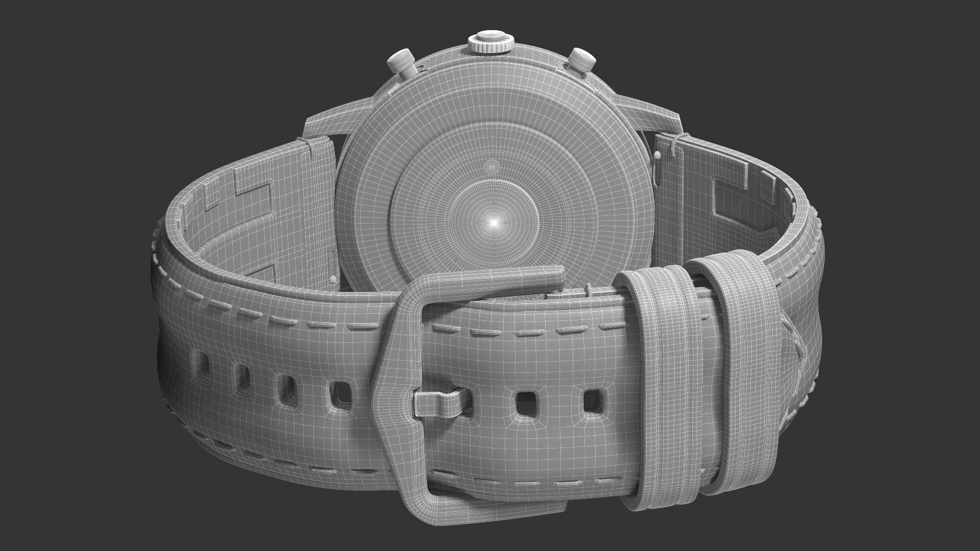 3D Fossil Hybrid Hr Smartwatch - TurboSquid 1618759