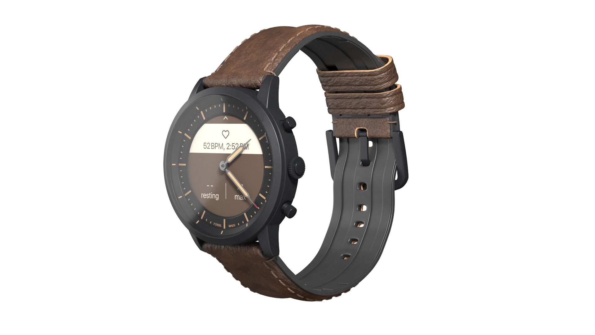 3D Fossil Hybrid Hr Smartwatch - TurboSquid 1618759