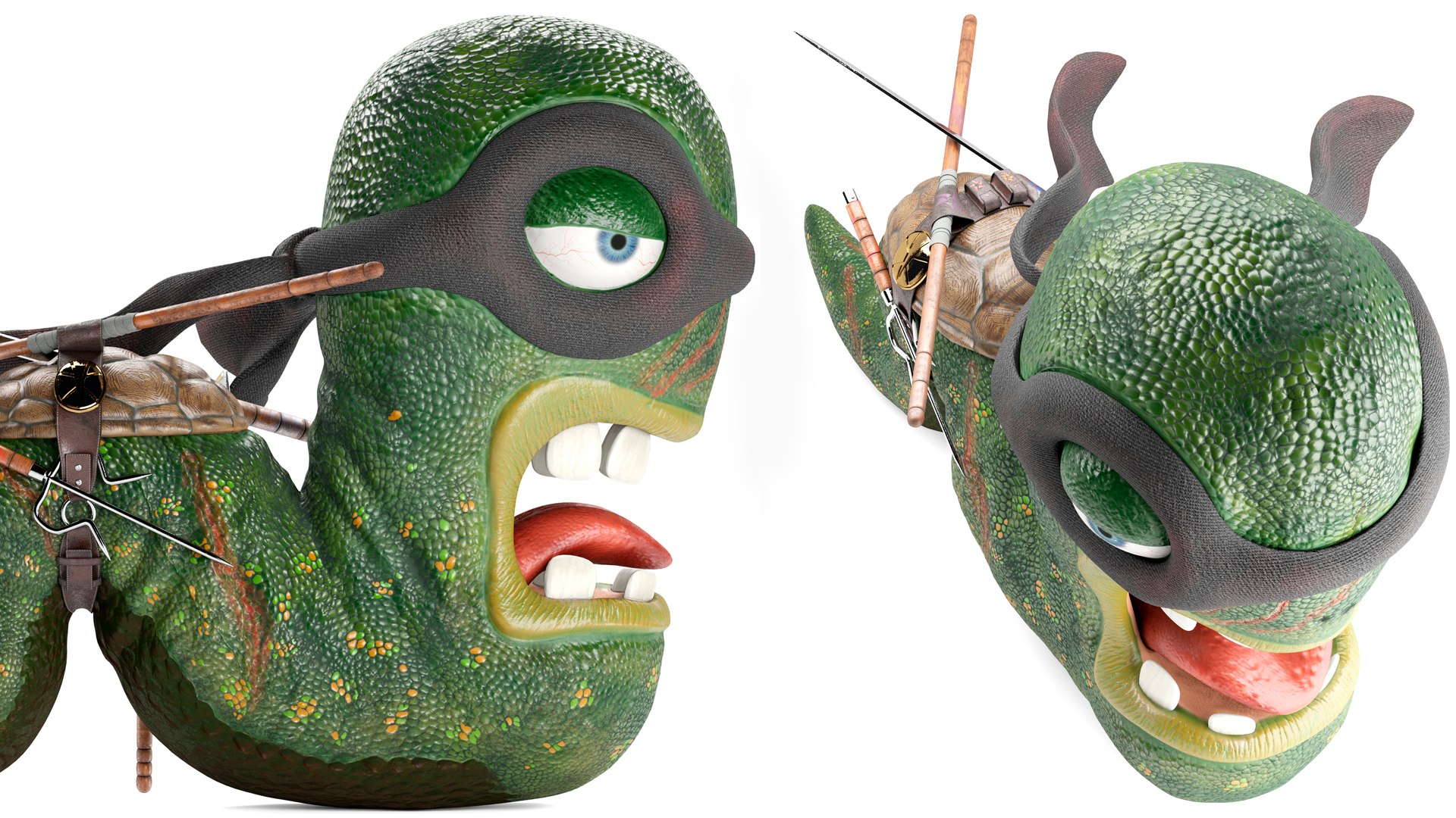 3D The Last Ronin Worm - TurboSquid 2004077