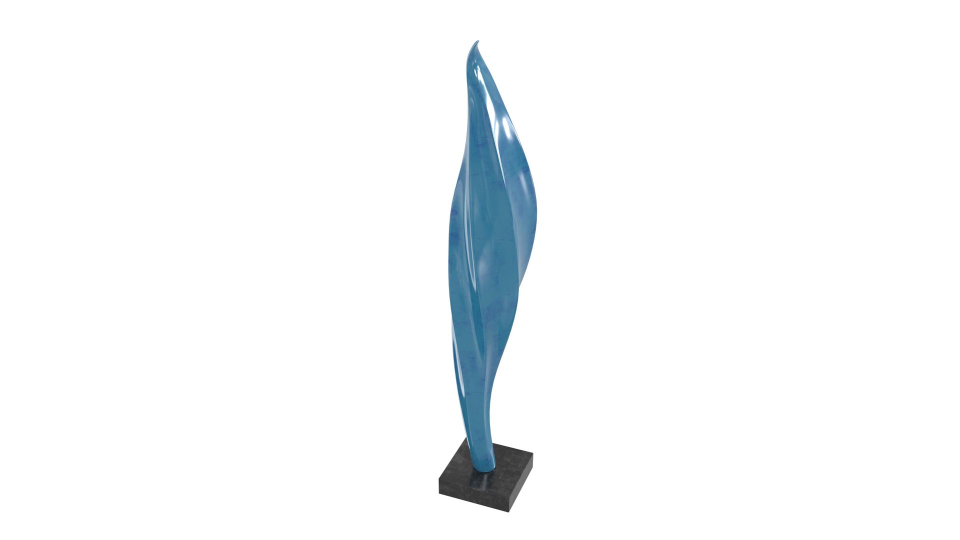 Sculpture Blue Flame 3D - TurboSquid 1990608