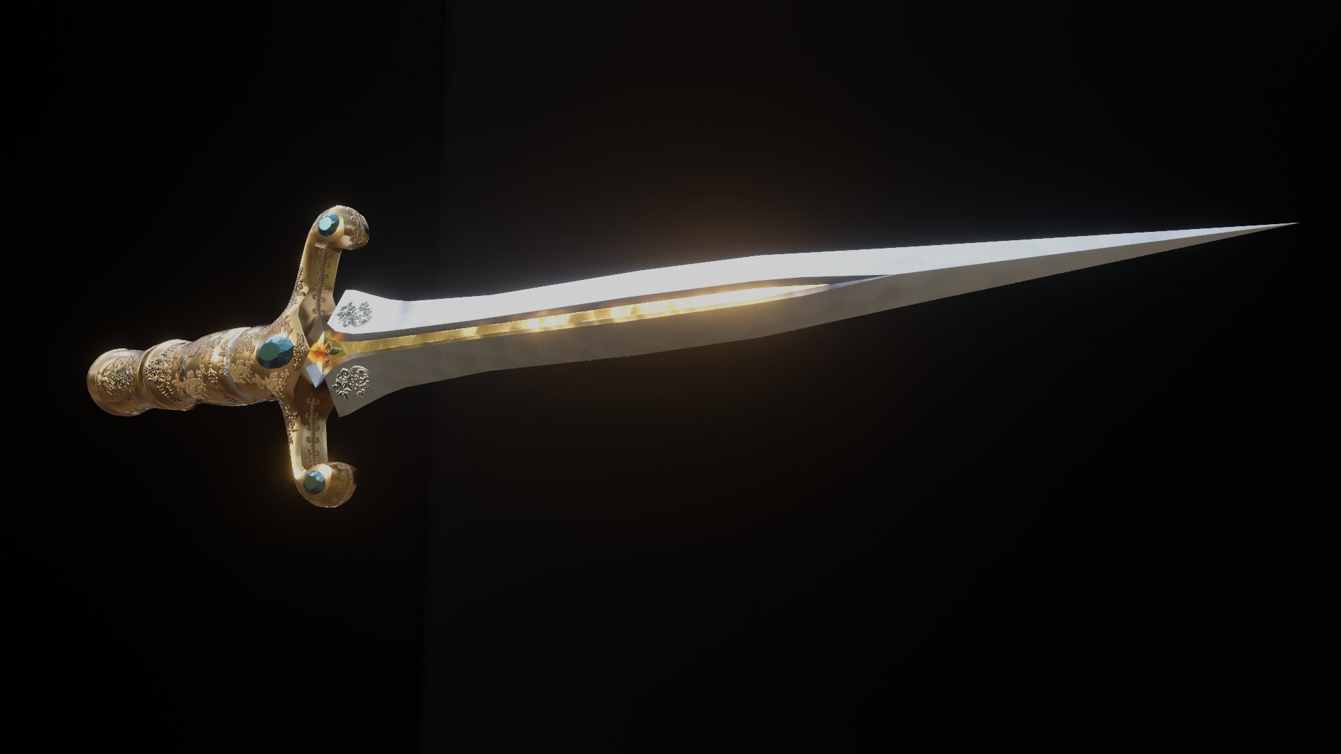 Stylized Dagger Model - TurboSquid 1973303