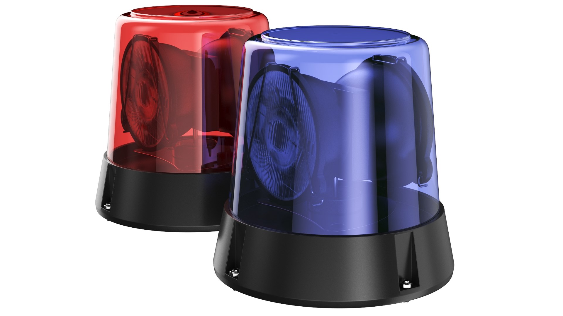 Detailed Police Light Model - TurboSquid 2293291