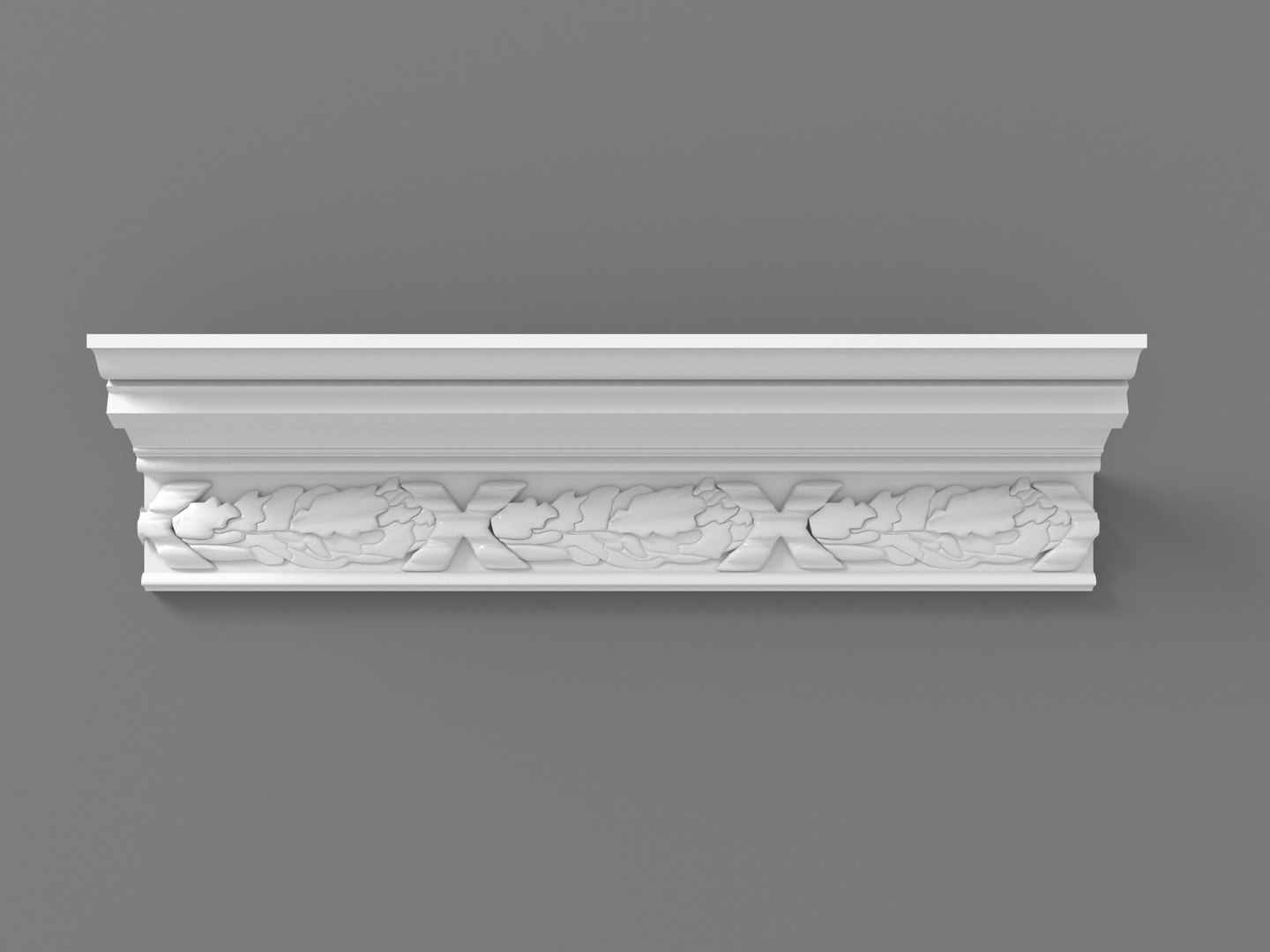 3D European Gypsum Carved Decorative Line Model - TurboSquid 2263331