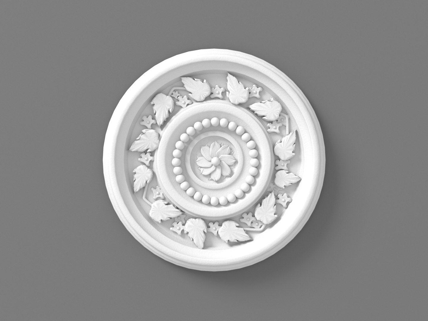 3D European Gypsum Carved Decorative Line Model - TurboSquid 2263331