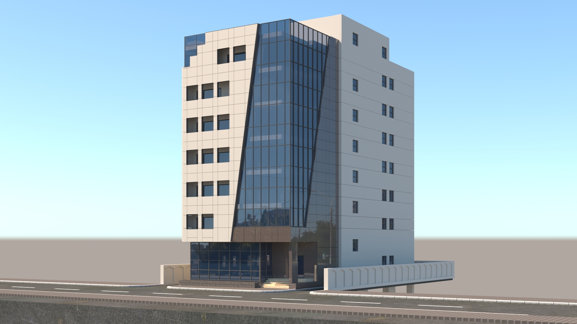 3D Office Building - TurboSquid 1717816