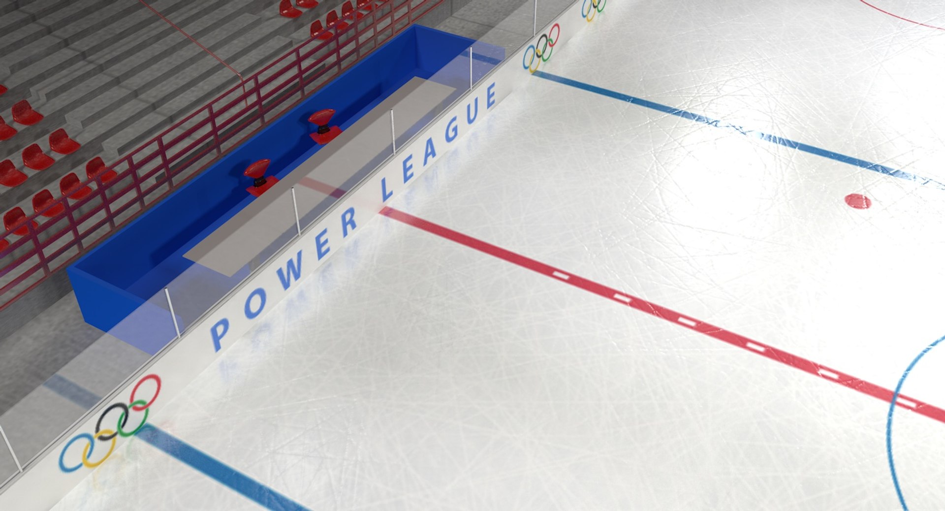 3D Hockey Rink Model - TurboSquid 1270917