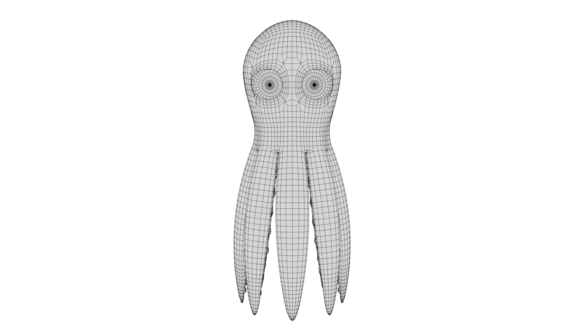 3D Model Rigged Cartoon Octopus - TurboSquid 2236196