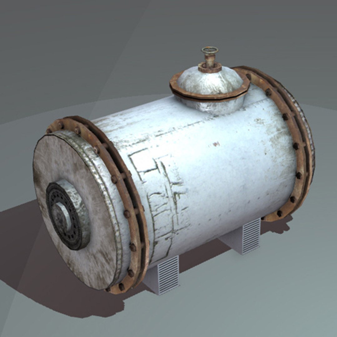 3d Model Horizontal Tank