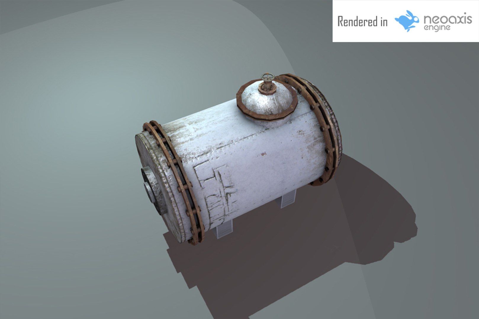3d Model Horizontal Tank