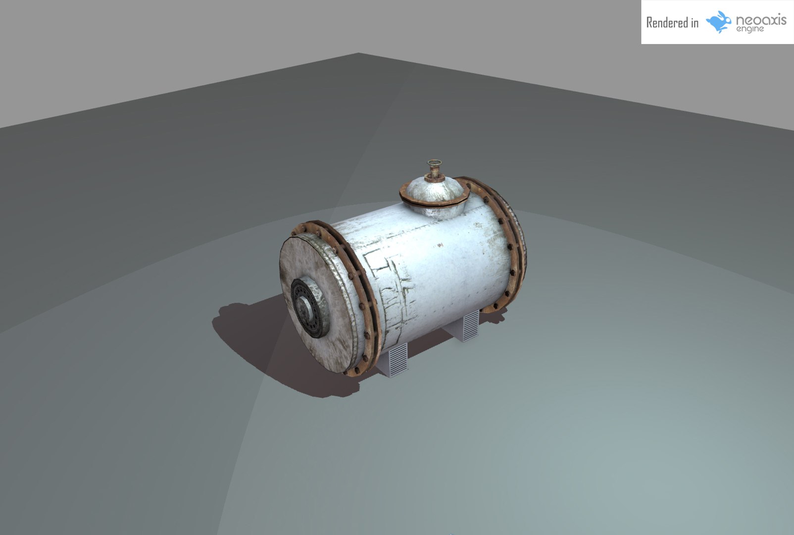 3d Model Horizontal Tank