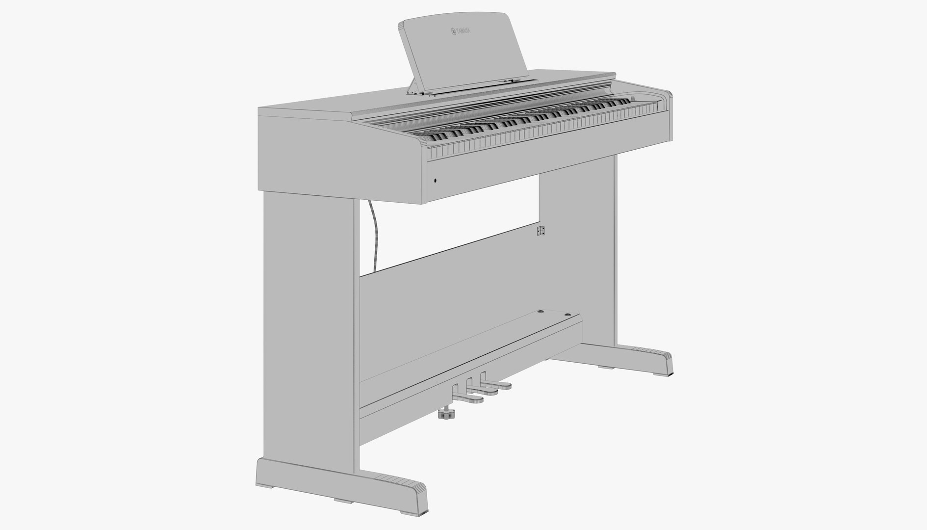 Piano Music Instruments 3D Model - TurboSquid 1287044