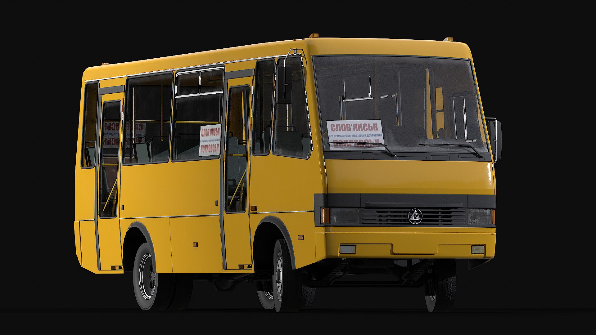BAZ - Etalon Bus 3D Model - TurboSquid 2392663