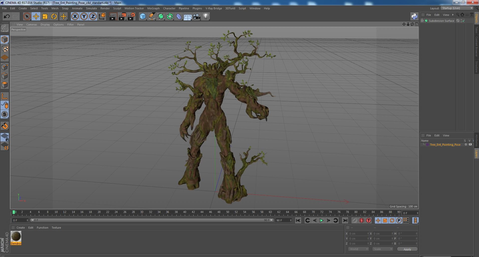 3D Tree Ent Pointing Pose - TurboSquid 2177838