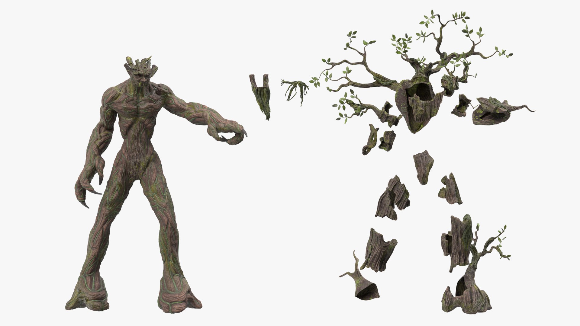 3D Tree Ent Pointing Pose - TurboSquid 2177838