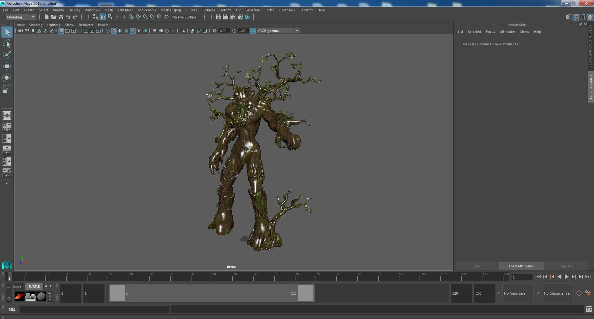 3D Tree Ent Pointing Pose - TurboSquid 2177838