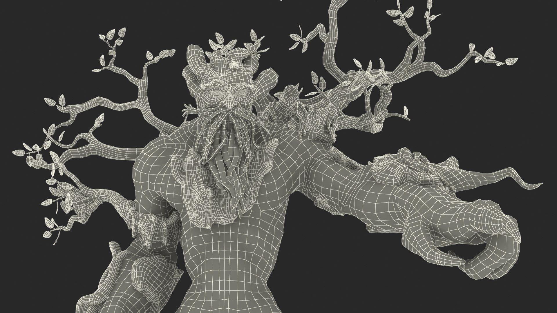 3D Tree Ent Pointing Pose - TurboSquid 2177838