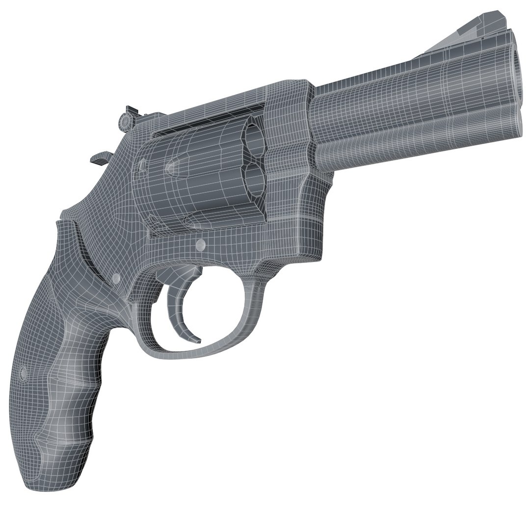 3d 357 Magnum Model