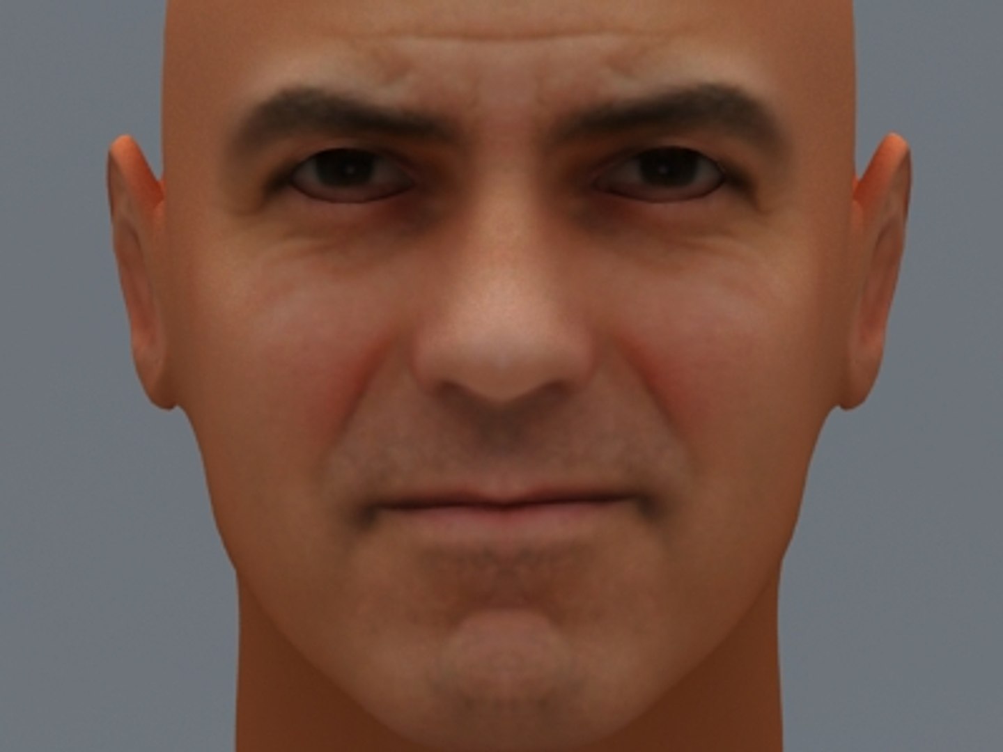 George Clooney 3d Model
