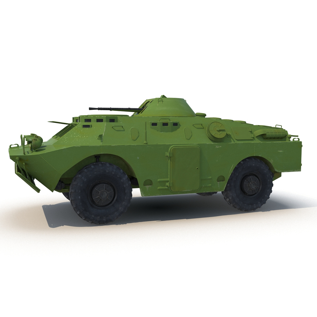 3d Brdm-2 Armored Car