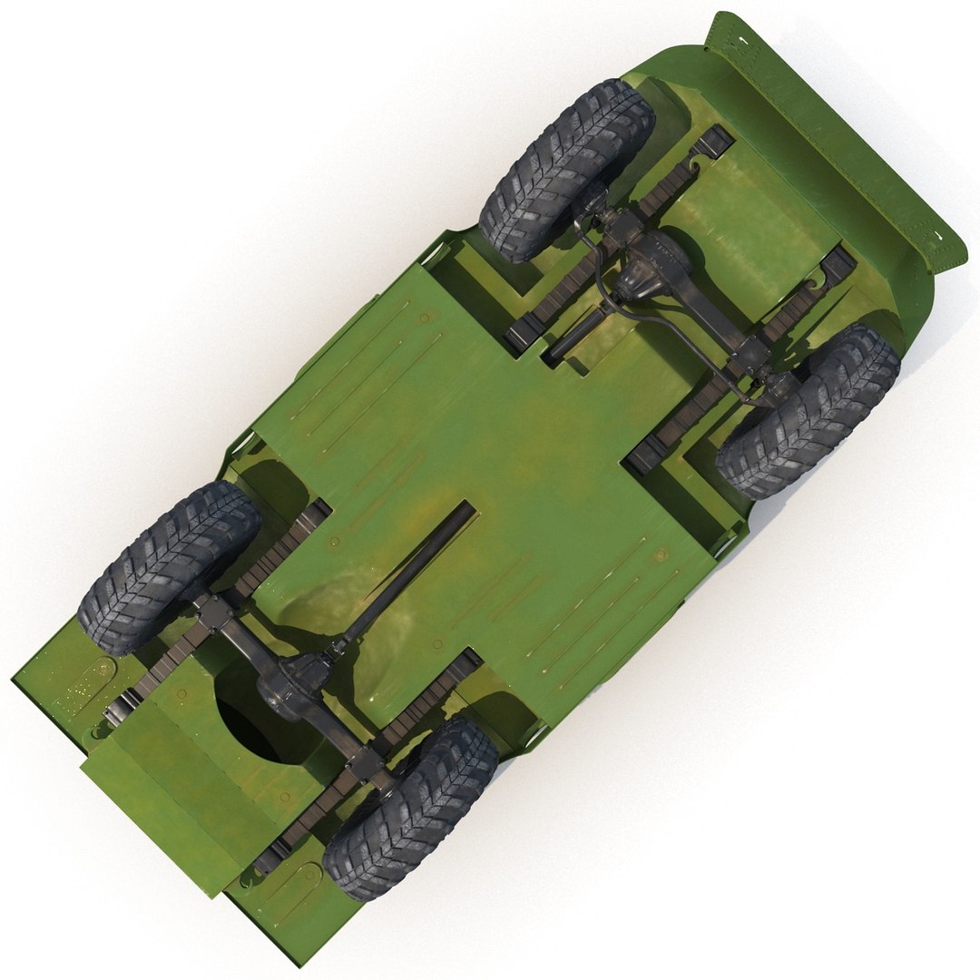 3d Brdm-2 Armored Car