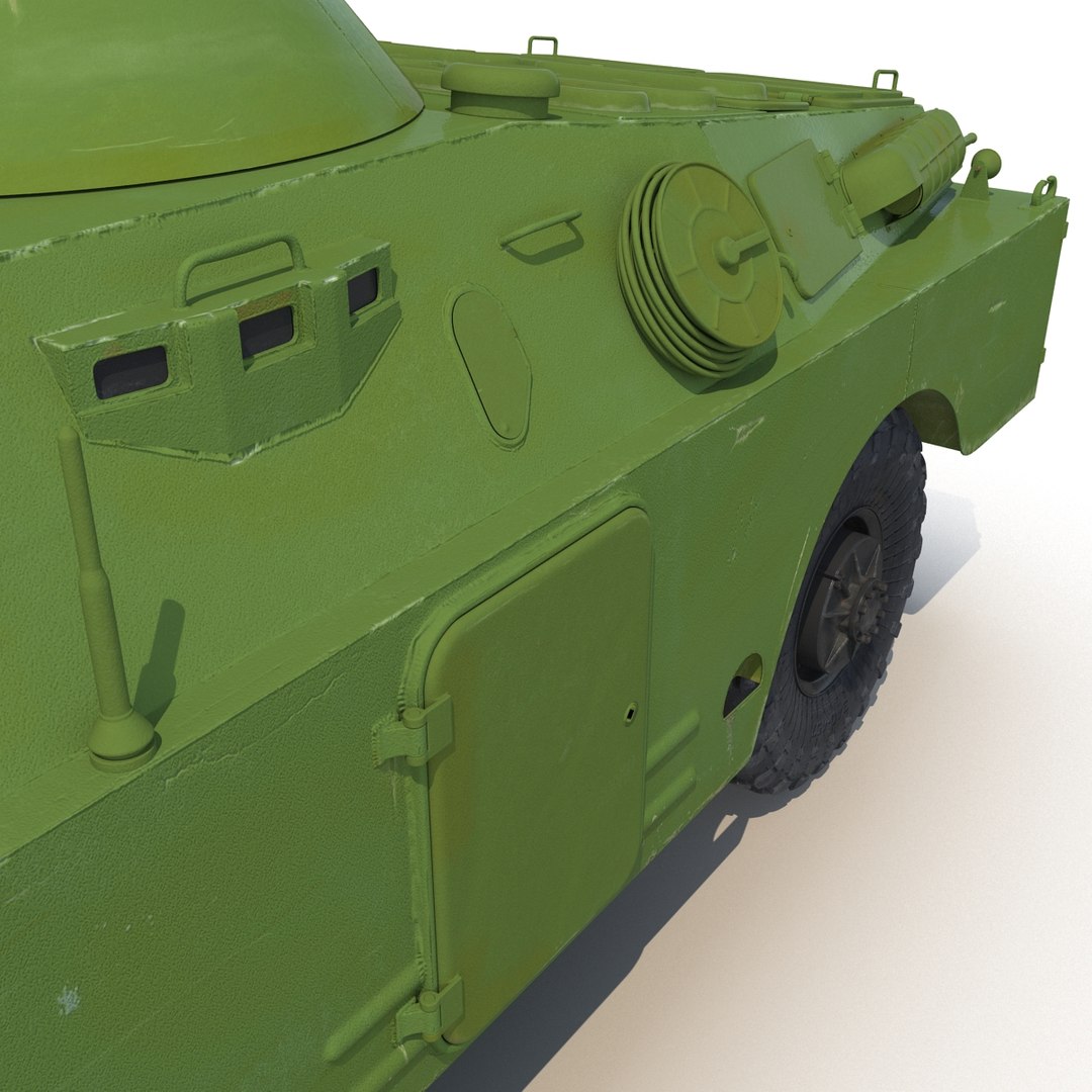 3d Brdm-2 Armored Car