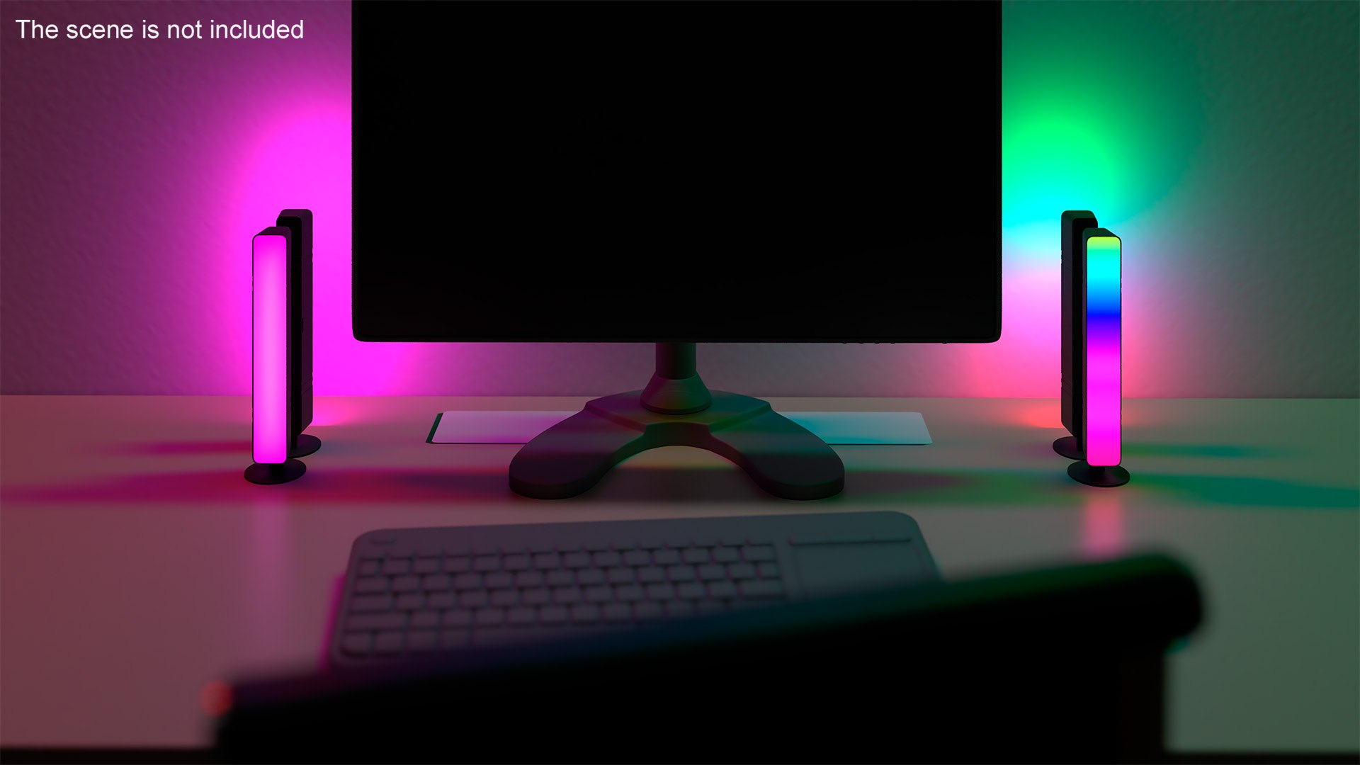 Vertical Dynamic Ambient Light Bar Set 3D Model - TurboSquid 2201868