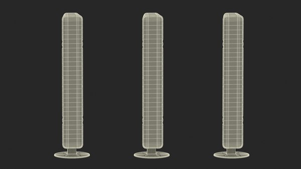 modelo 3d Conjunto de barra de luz ambiental dinámica vertical ...