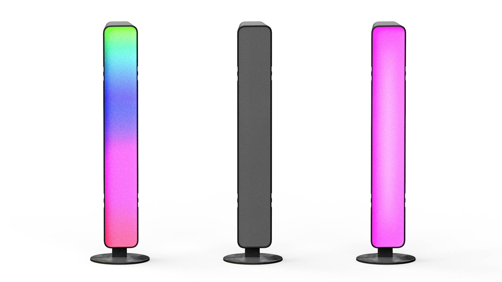 Vertical Dynamic Ambient Light Bar Set 3D Model - TurboSquid 2201868