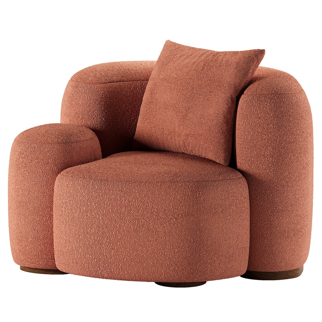 Baba Easy Chair By Gisbert Poppler 2015 3D Model - TurboSquid 2250783