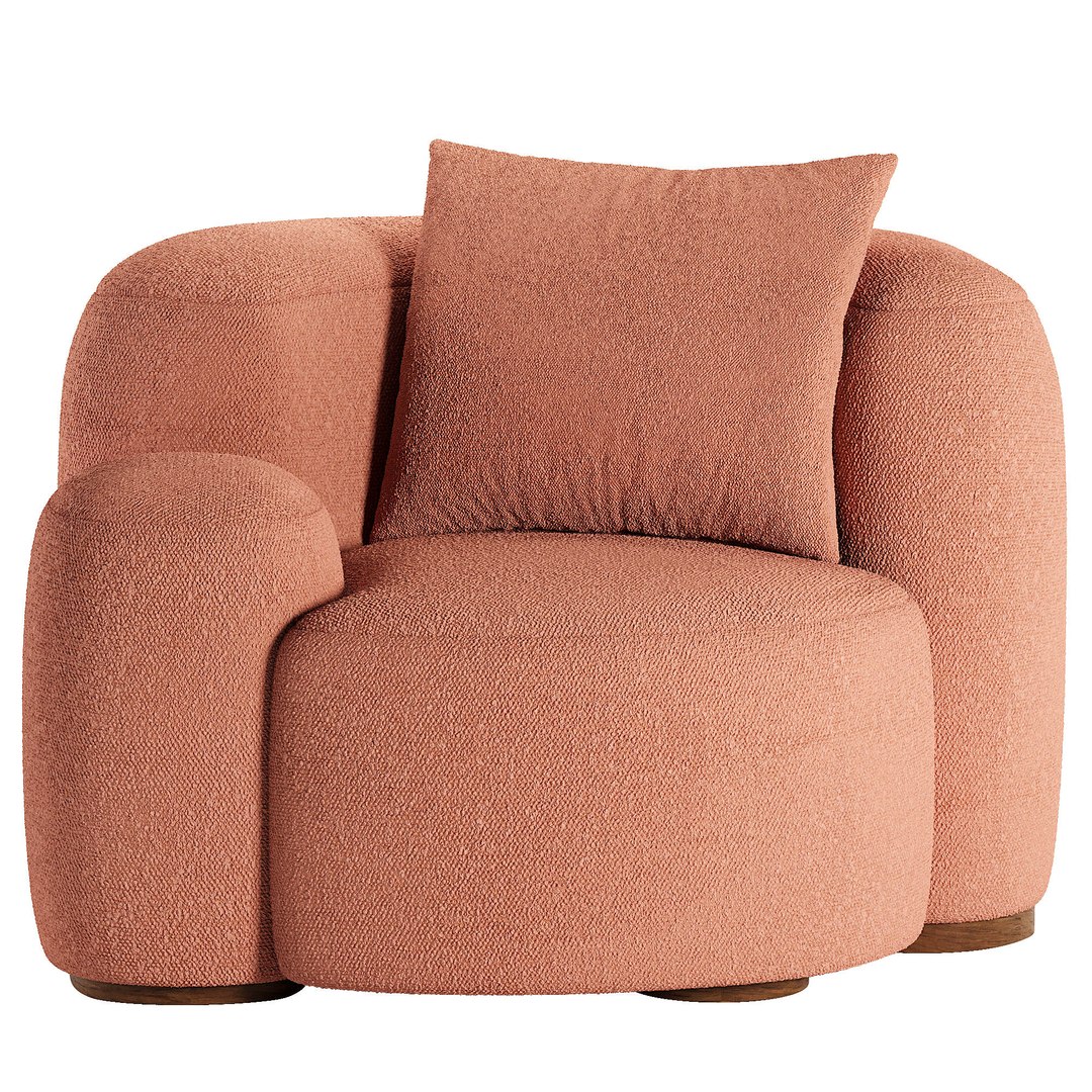 Baba Easy Chair By Gisbert Poppler 2015 3D Model - TurboSquid 2250783