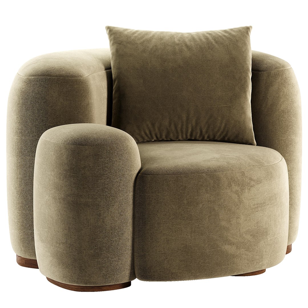 Baba Easy Chair By Gisbert Poppler 2015 3D Model - TurboSquid 2250783