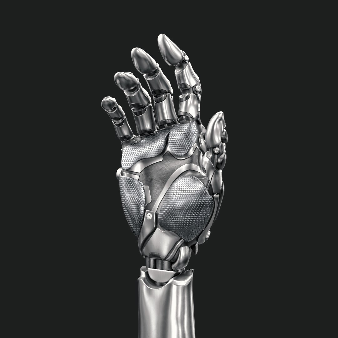 Cybernetic Robotic Hand - 3D Model - TurboSquid 1435577