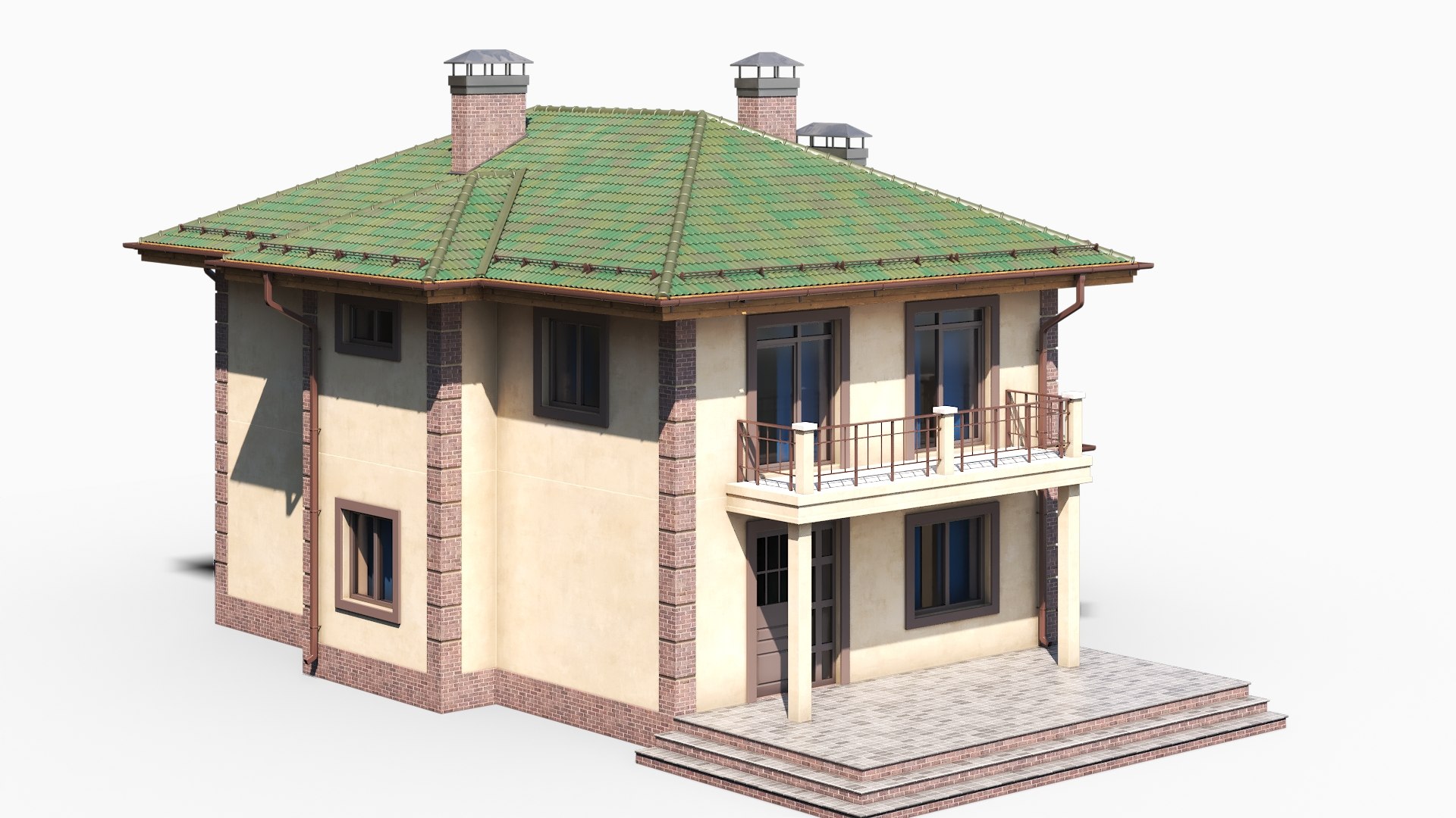 Residential House 25 3D Model - TurboSquid 2105561