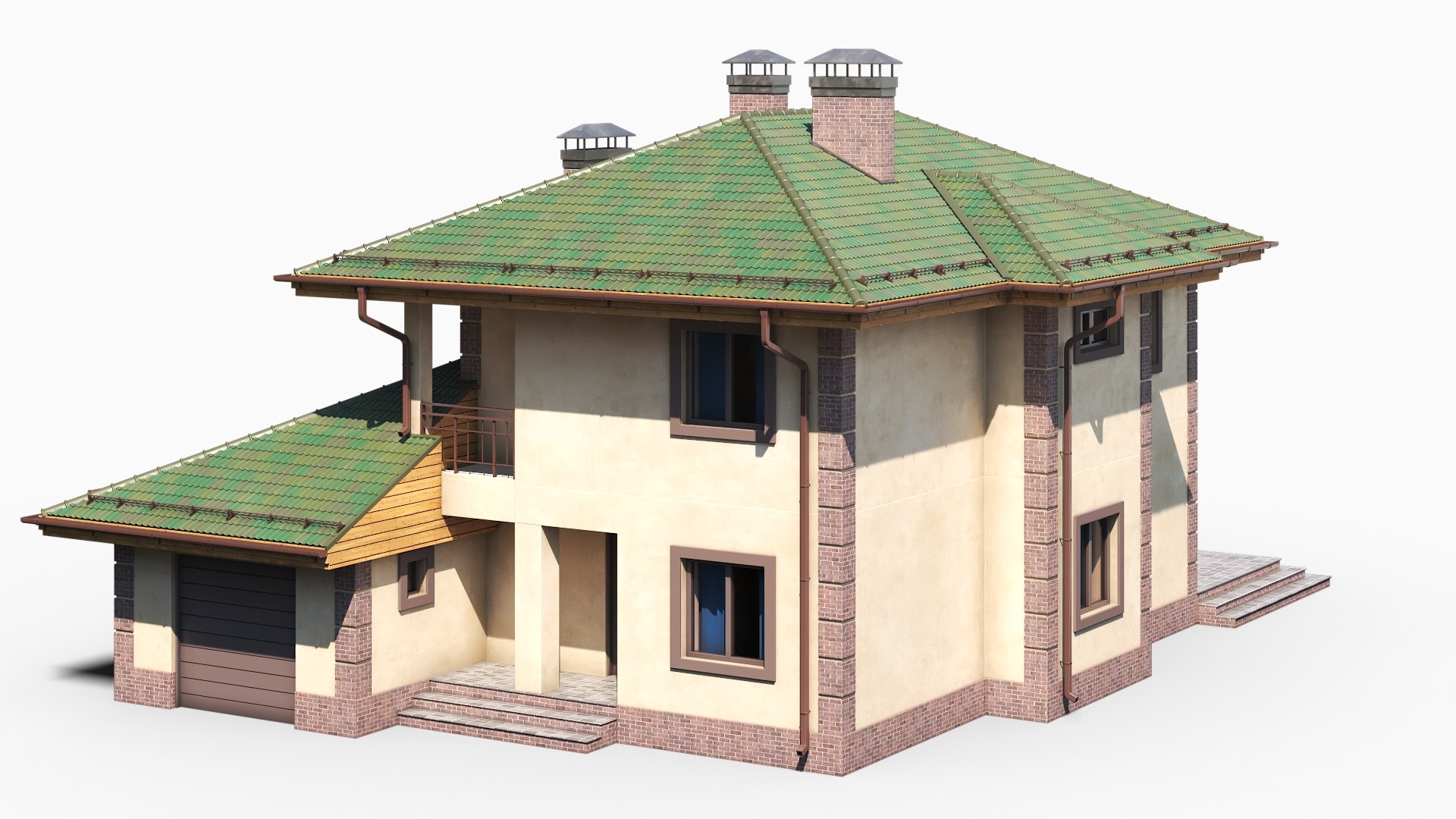 Residential House 25 3D Model - TurboSquid 2105561