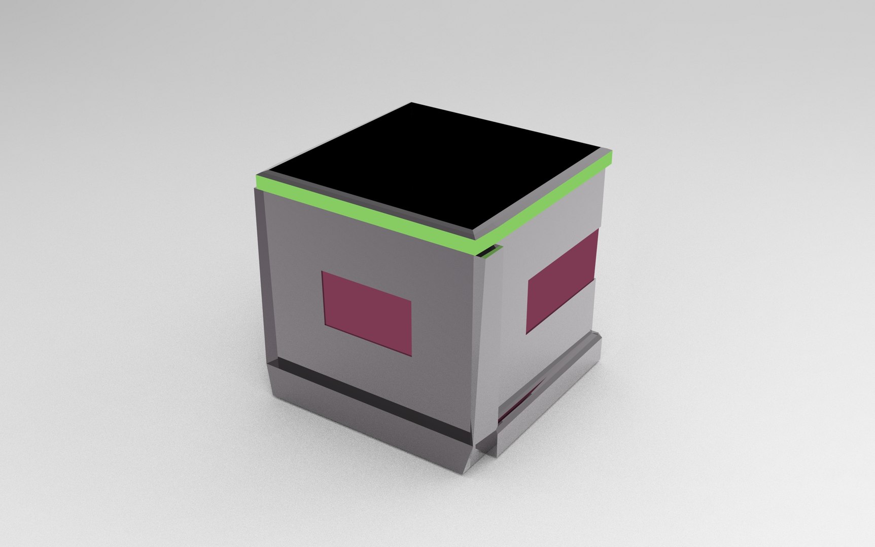 Box With Lights 3D Model - TurboSquid 1970038