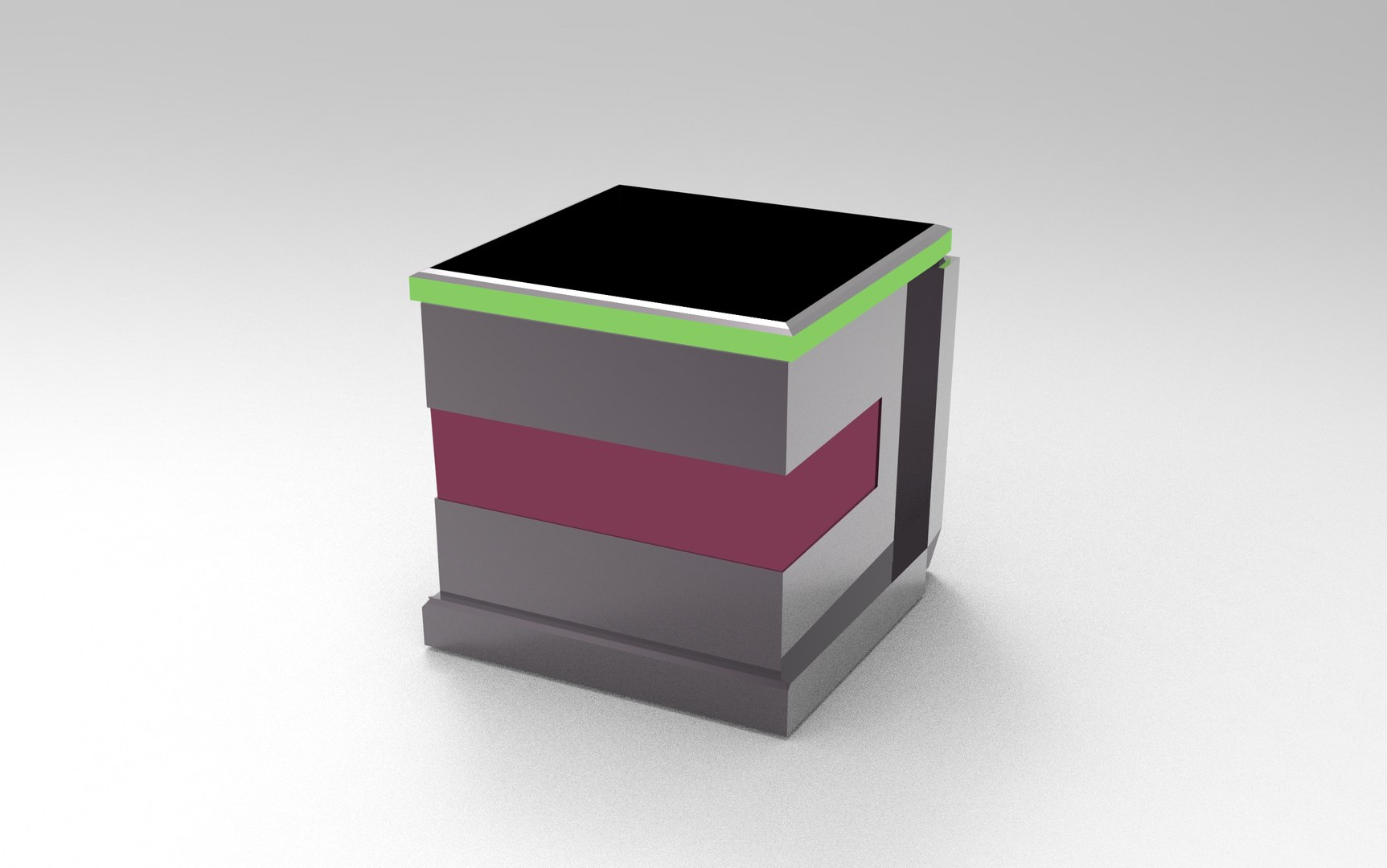Box With Lights 3D Model - TurboSquid 1970038
