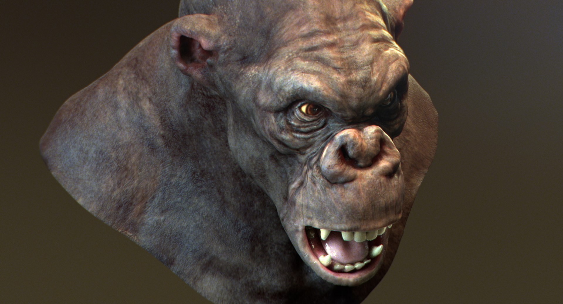 3D King Kong Head | 1148899 | TurboSquid