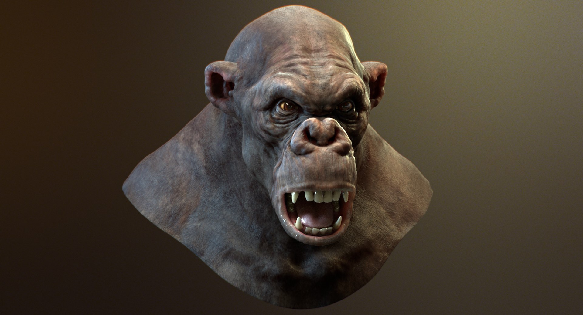 3D king kong head | 1148899 | TurboSquid